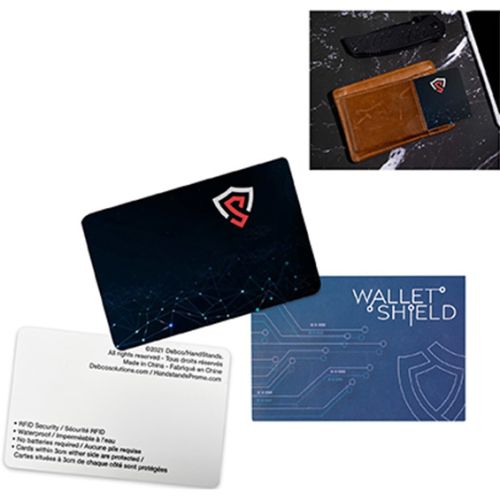 Promotional Wallet Shield in Canada - Custom Imprinted Items - rushIMPRINT